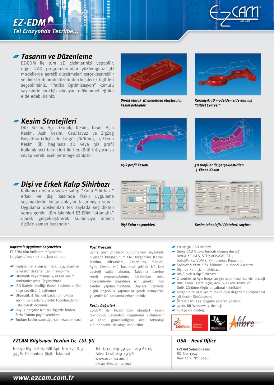 EZCAM BİLGİSAYAR YAZILIM TİC. LTD. ŞTİ. | Maktek Avrasya Fuarı EZCAM BİLGİSAYAR YAZILIM TİC. LTD. ŞTİ. | Maktek Avrasya Fuarı